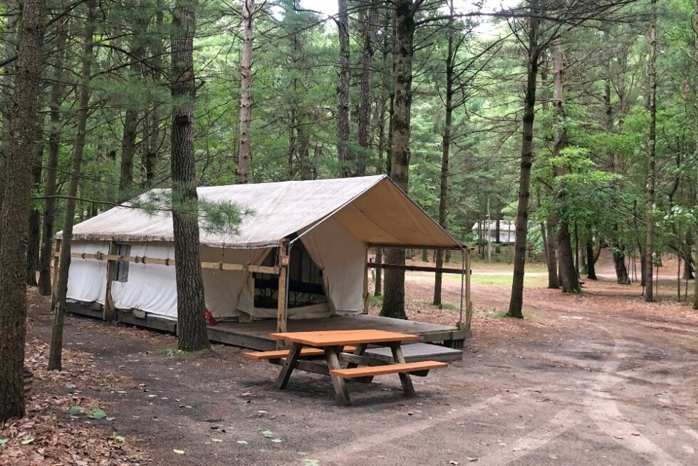 Platform Tents - Grace Outside